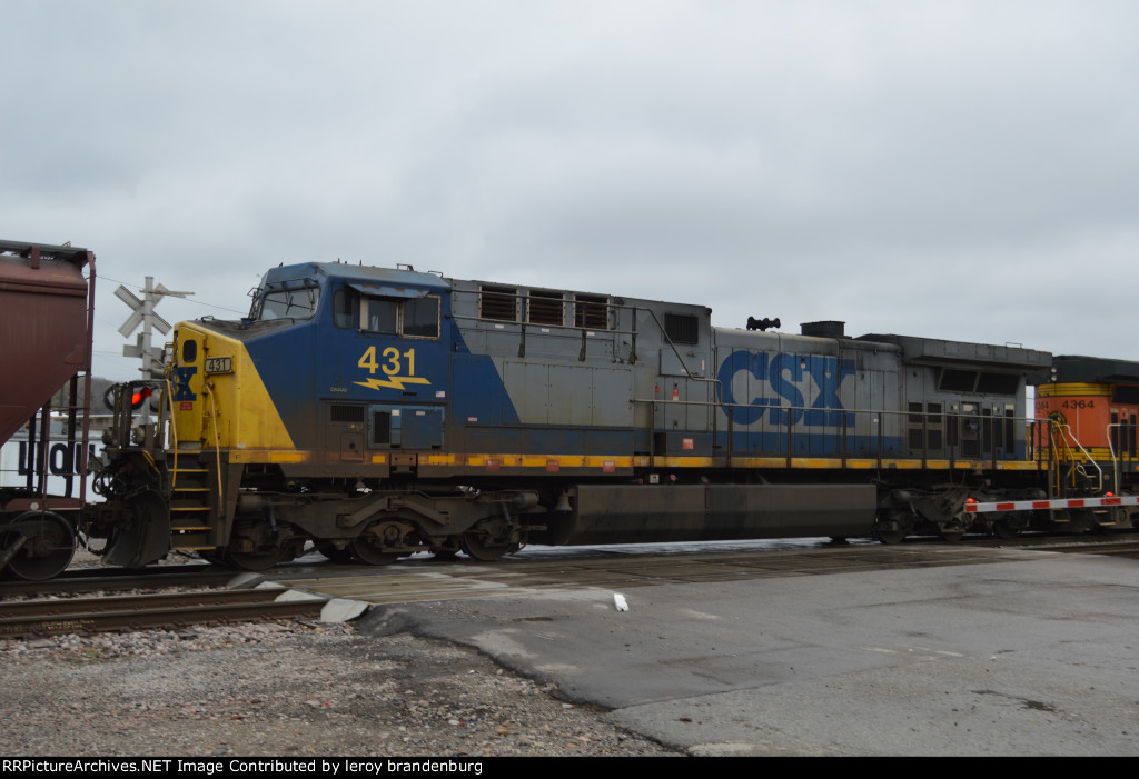 CSX 431 on the LINTUL
